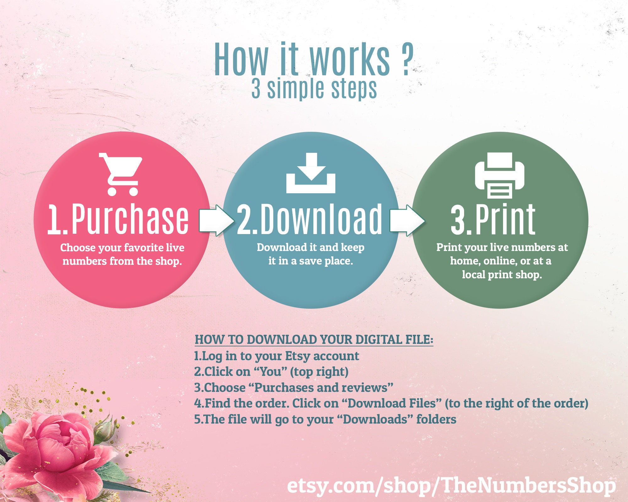 3000 Printable Facebook Live Numbers Live Numbers Facebook - Etsy