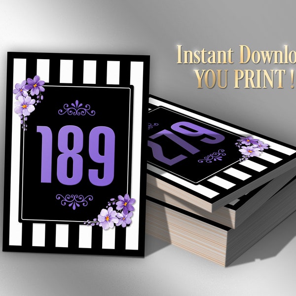 Paparazzi Numbers - Etsy