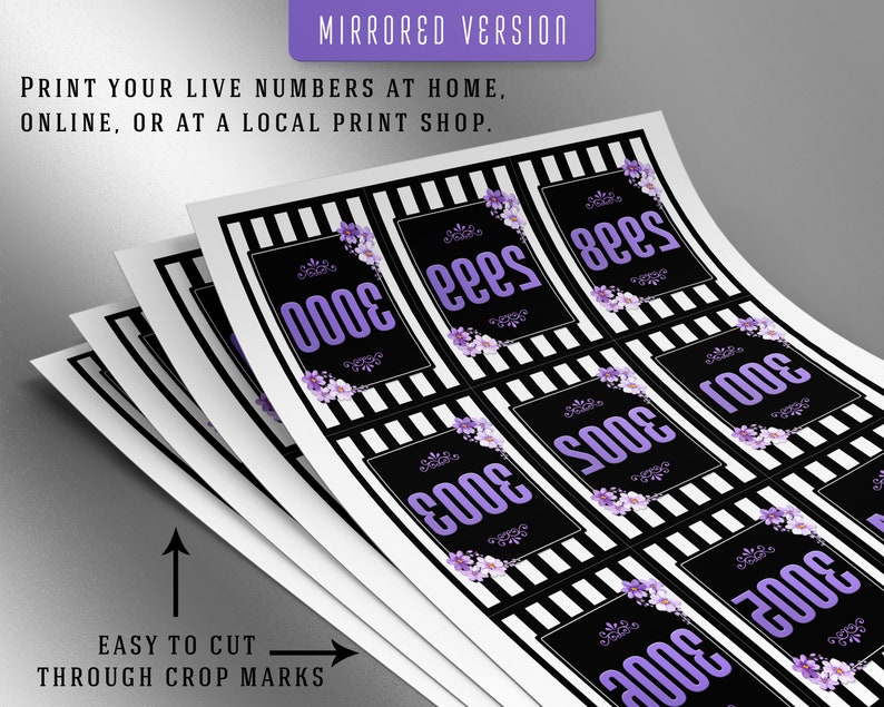 3000 Printable Facebook Live Numbers Facebook Live Number - Etsy