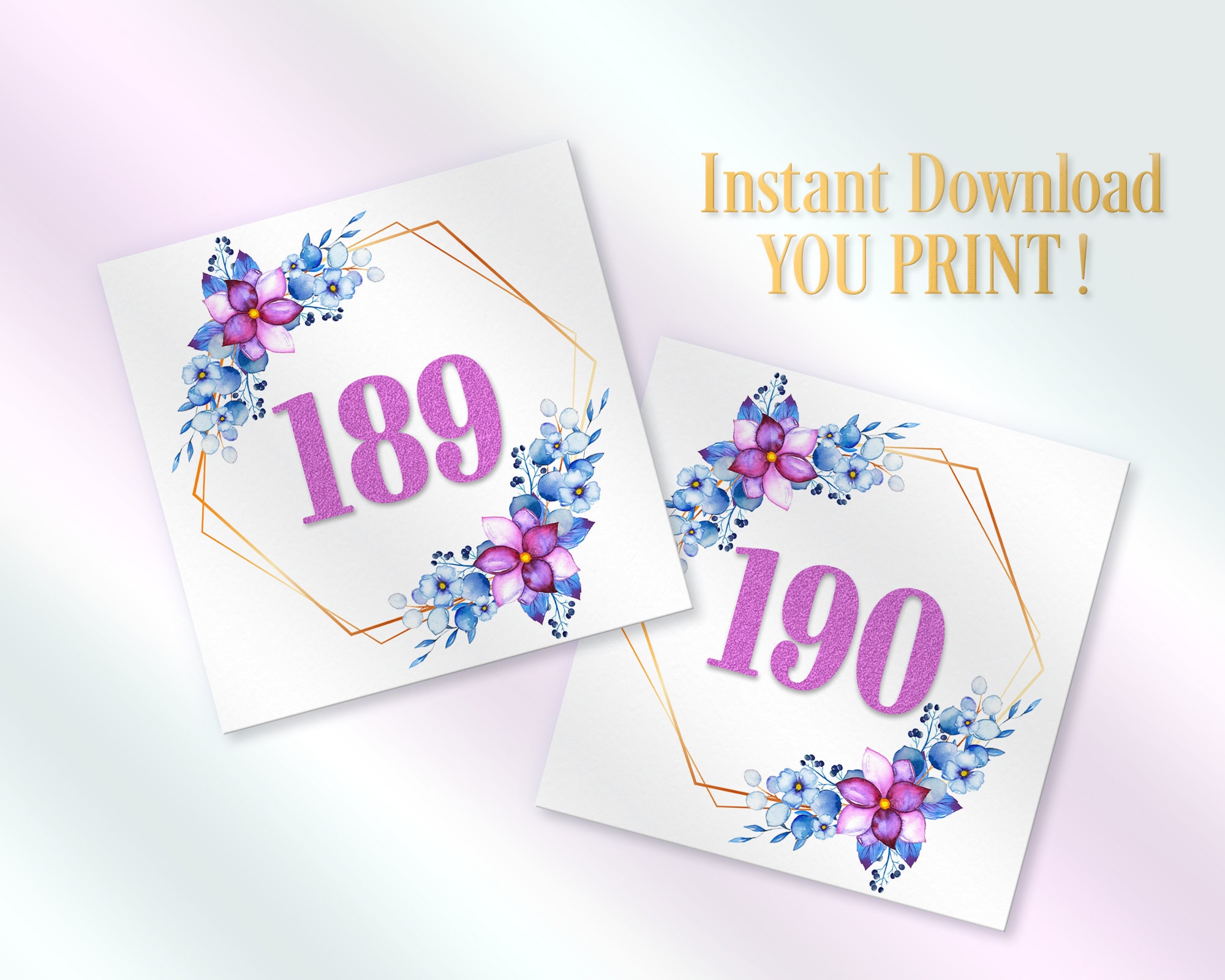 Pink Flowers Facebook Live Sale Numbers Tagsprintable - Etsy