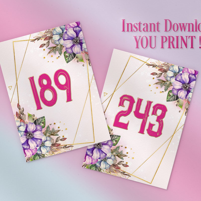 Paparazzi Numbers - Etsy