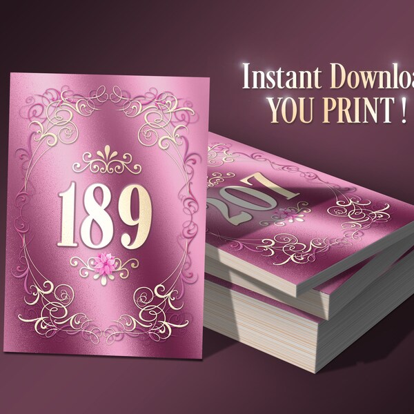 Paparazzi Numbers - Etsy