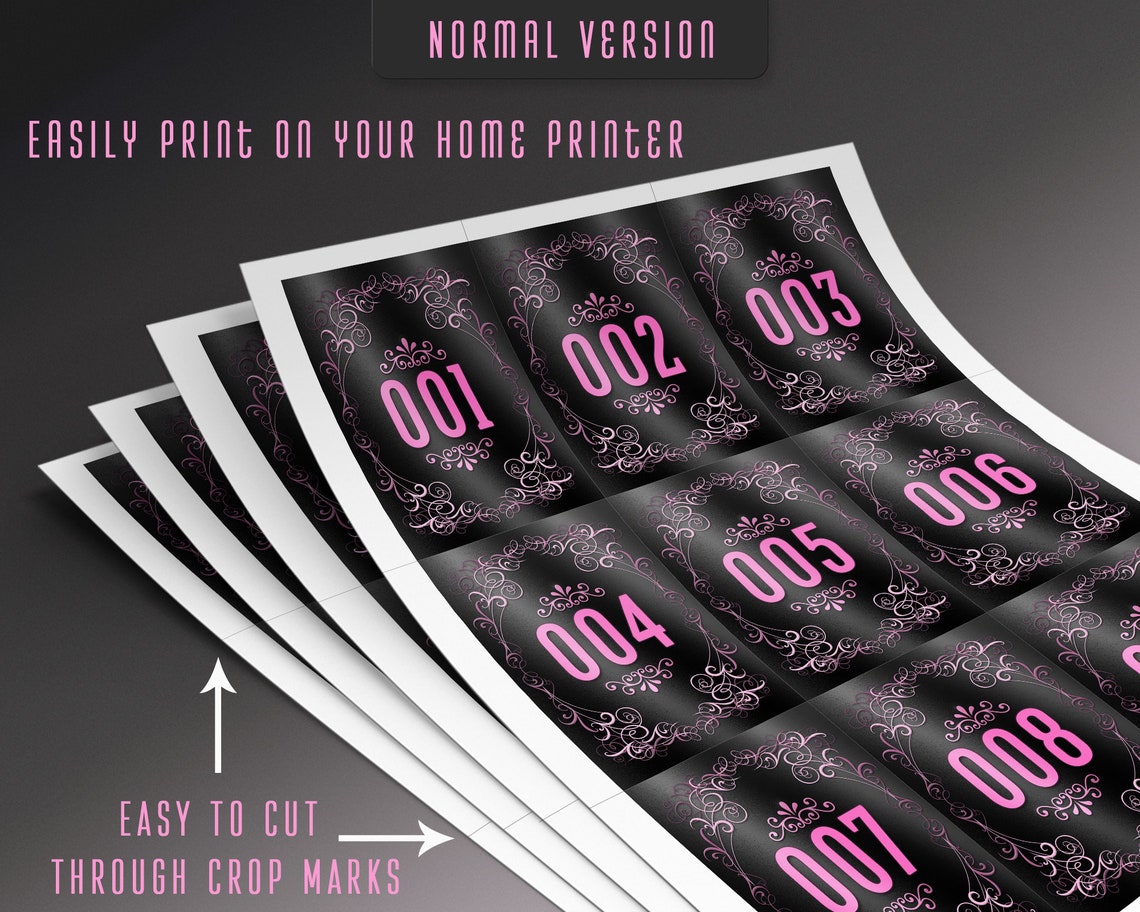 Facebook Live Numbers, Live Numbers, Facebook Live Number Cards, Normal ...