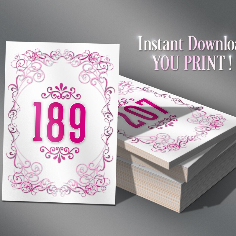 Paparazzi Numbers - Etsy