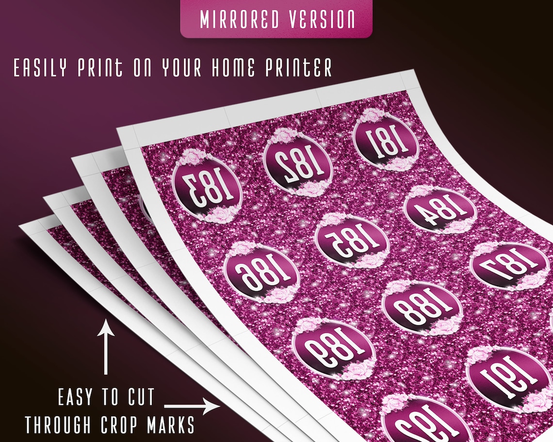 Live Sale Number Tags Facebook, Square Live Tags, Printable Facebook ...