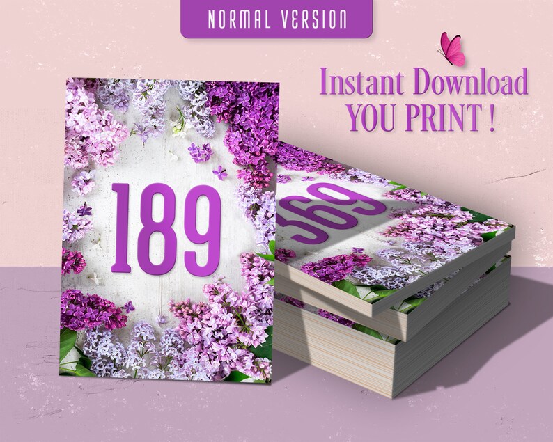 Floral Facebook Live Sale Numbers, Live Tags, Printable Facebook Live ...