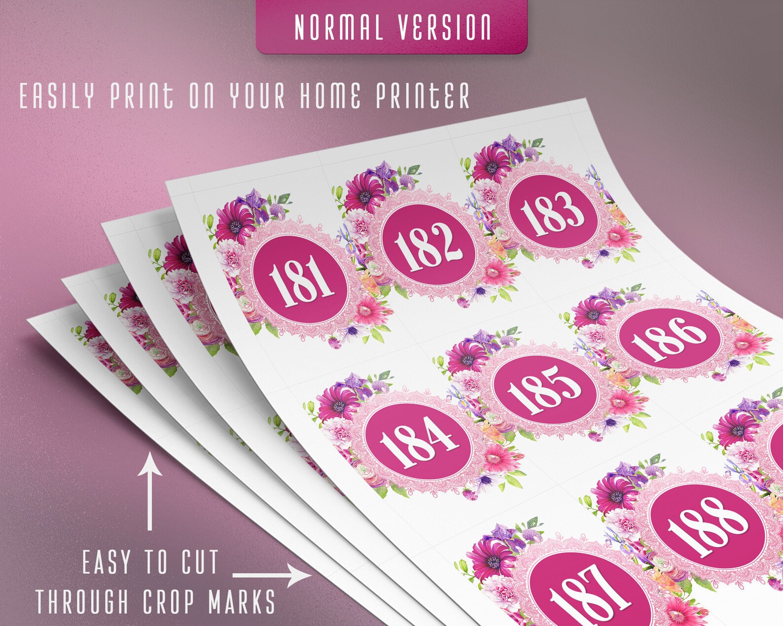 Floral Facebook Live Sale Numbers Live Tags Printable - Etsy