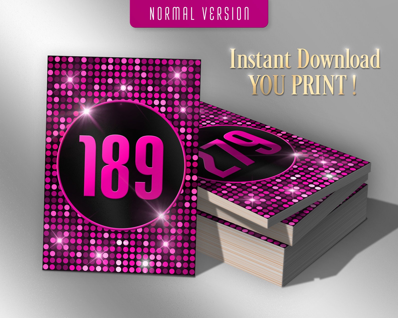 Facebook Live Number Cards, Facebook Live Numbers, Live Tags, Normal ...