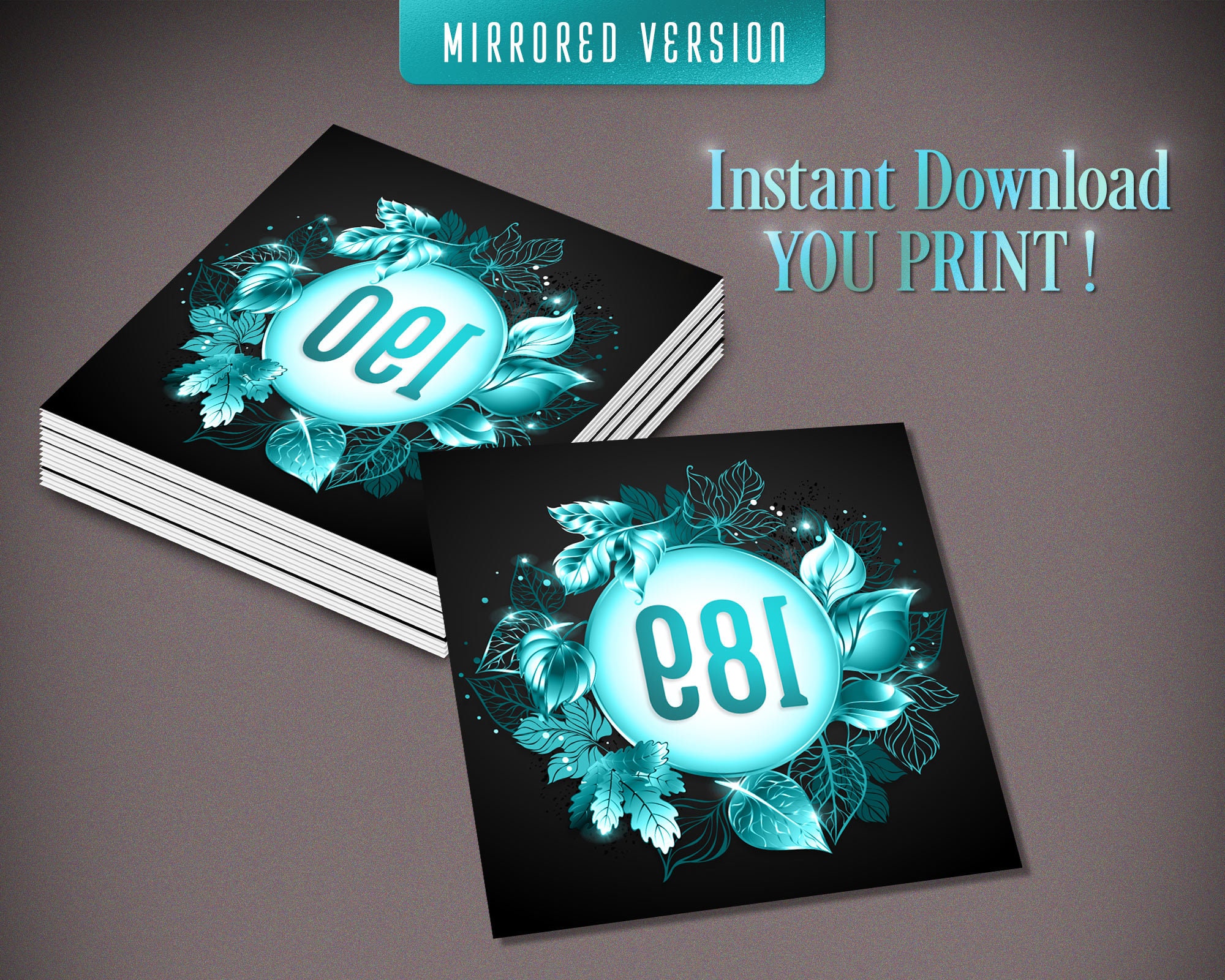 Facebook Live Numbers, Square Live Tags, Printable Nostalgia Live ...