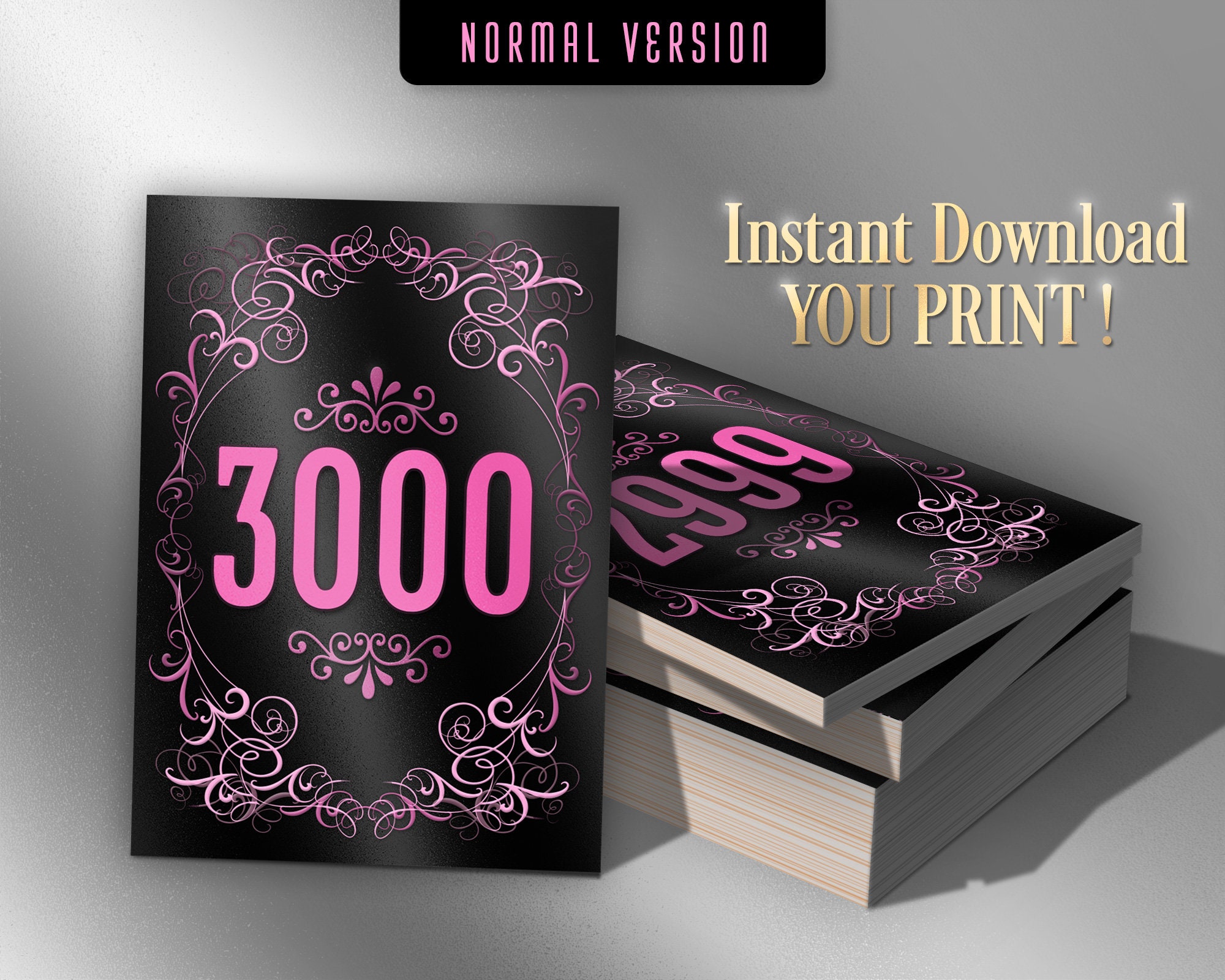 3000 Printable Facebook Live Numbers, Live Numbers, Facebook Live ...