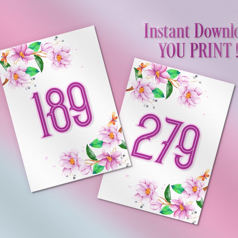 Paparazzi Numbers - Etsy