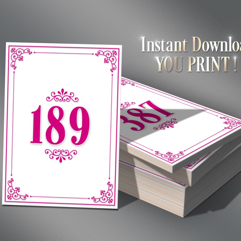 Paparazzi Numbers - Etsy