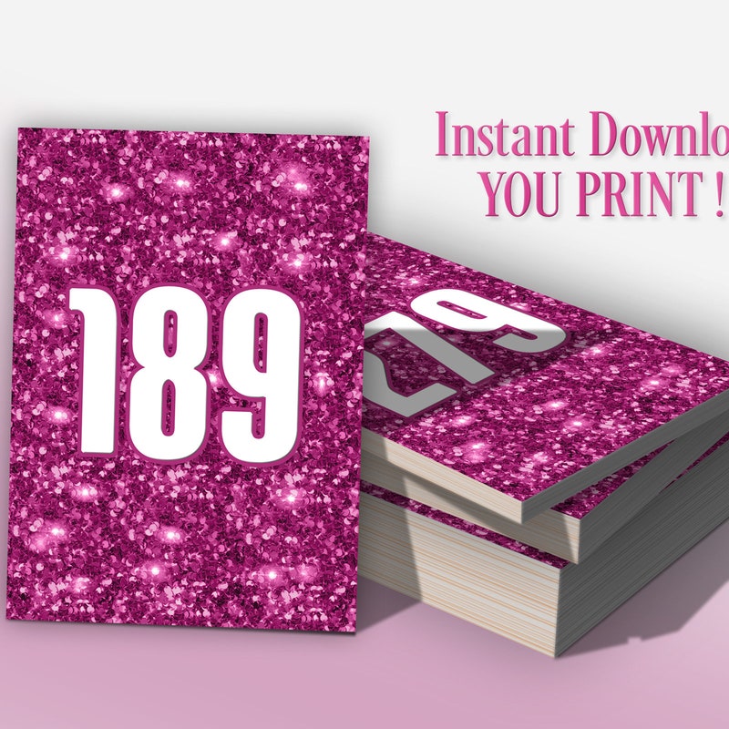 Paparazzi Numbers - Etsy