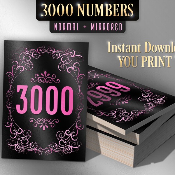 Paparazzi Numbers - Etsy