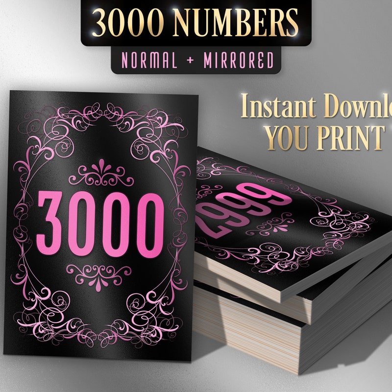 Paparazzi Numbers - Etsy