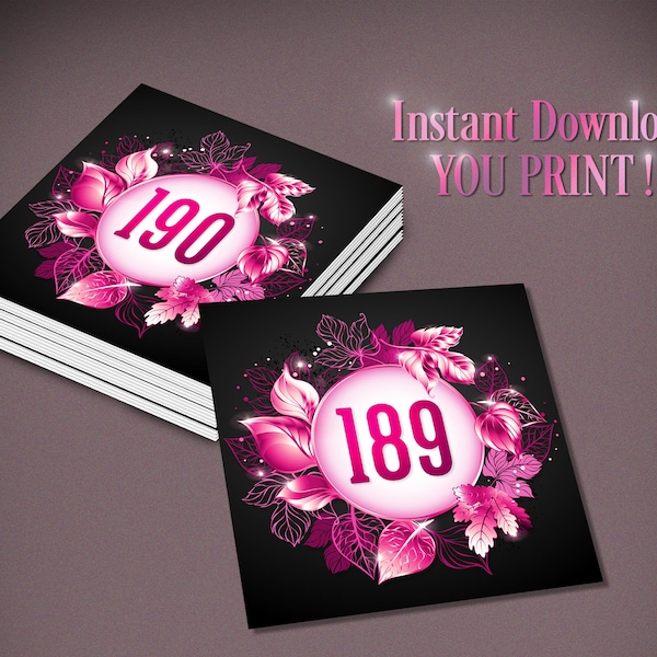 Paparazzi Numbers - Etsy