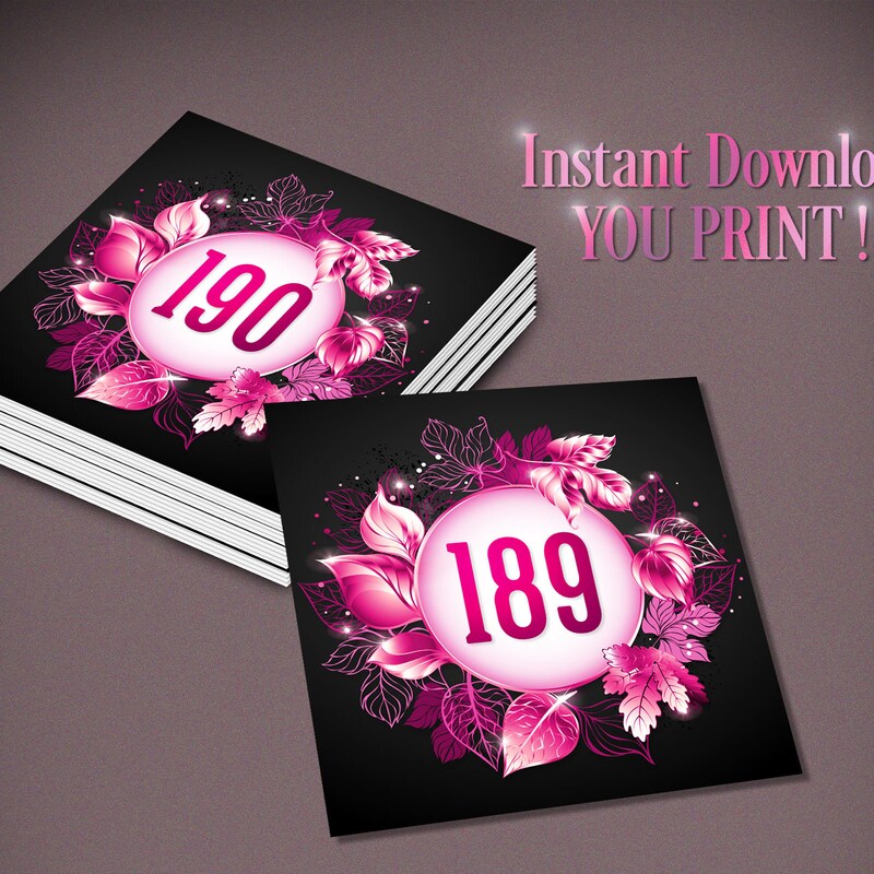 Paparazzi Numbers - Etsy