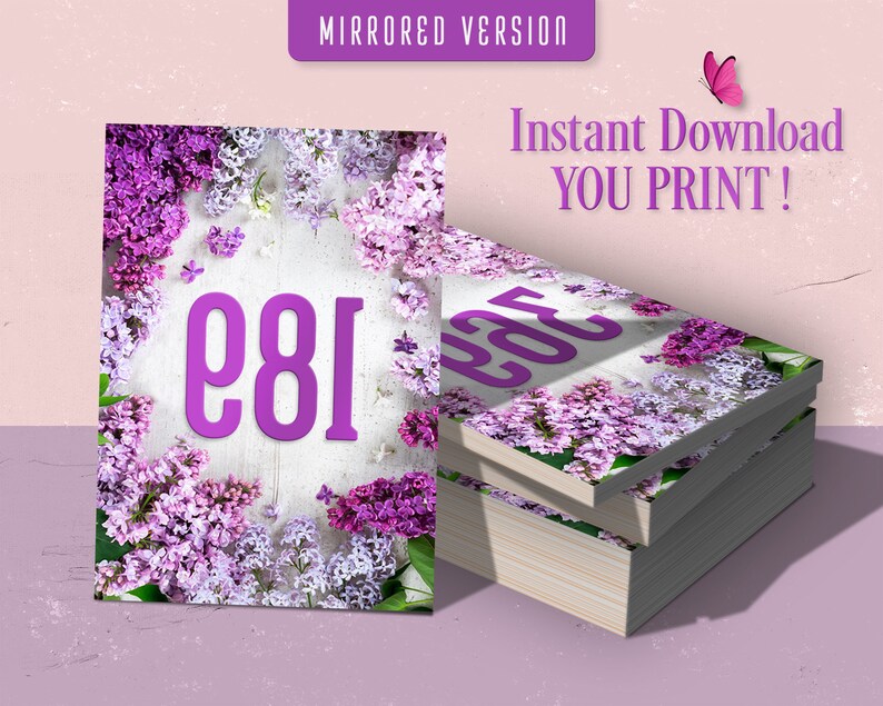 Floral Facebook Live Sale Numbers, Live Tags, Printable Facebook Live ...