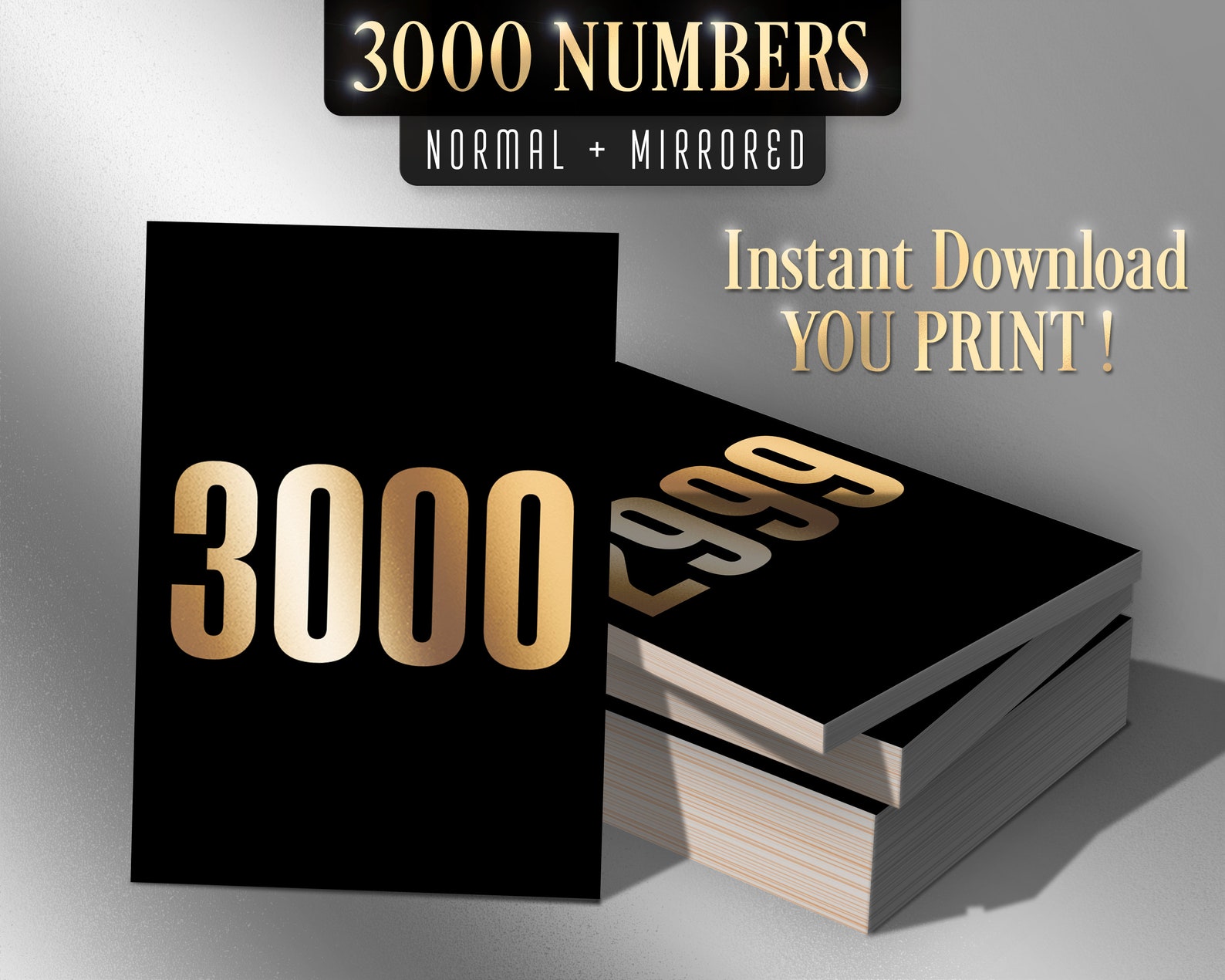3000 Printable Facebook Live Numbers Facebook Live Number - Etsy