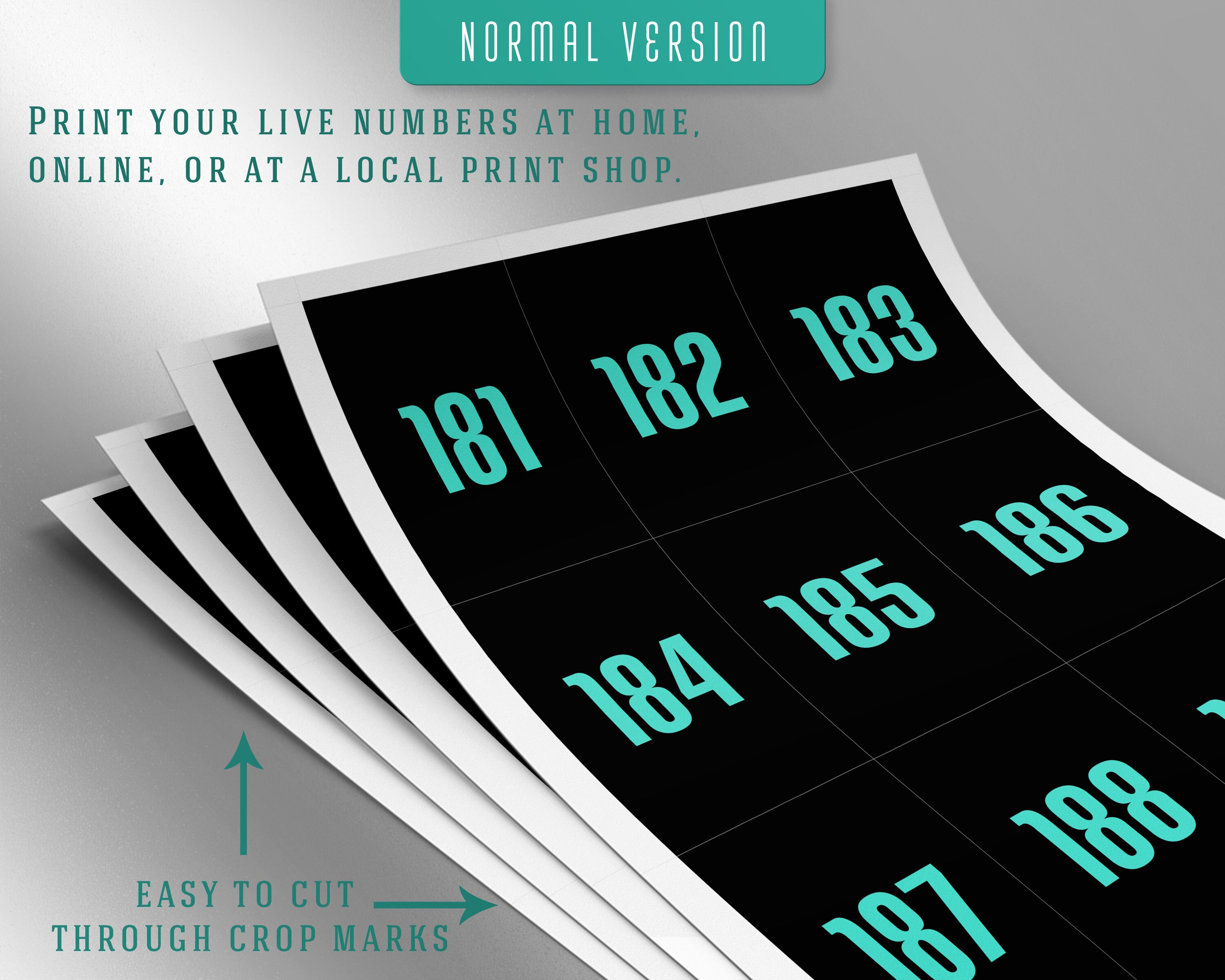 Live Sale Numbers Facebook Live Numbers Live Numbers - Etsy