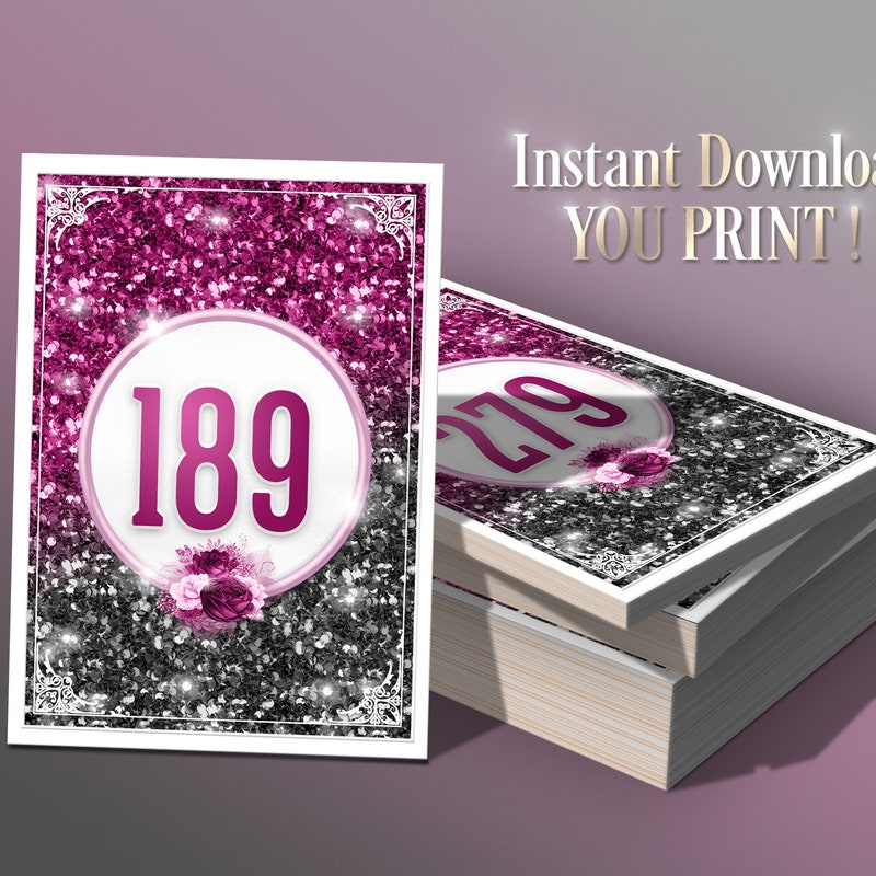 Paparazzi Numbers - Etsy