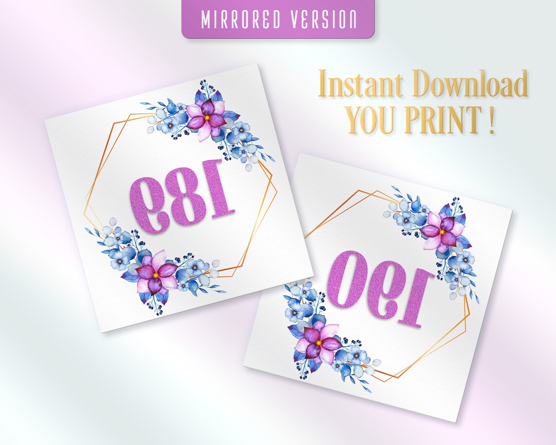 Pink Flowers Facebook Live Sale Numbers Tagsprintable - Etsy