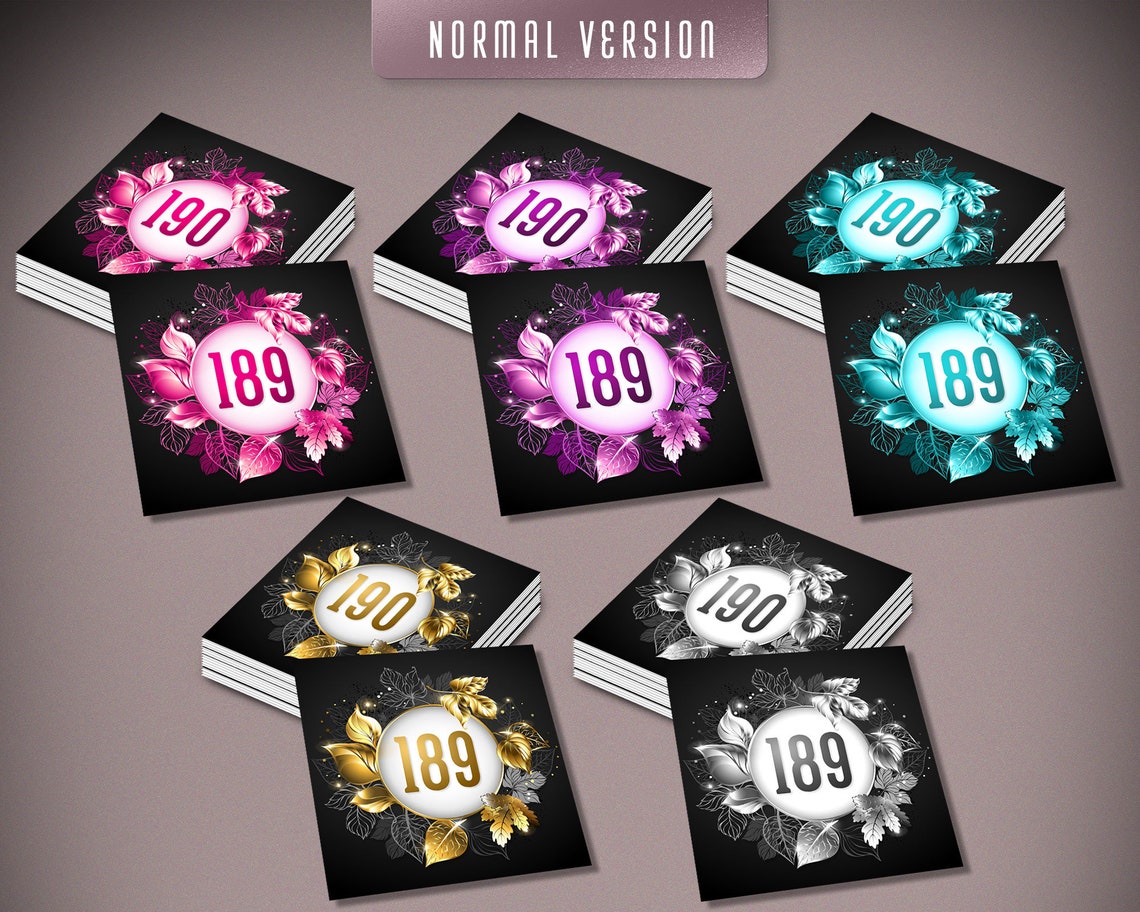 Facebook Live Numbers Live Number Tags Printable Live Tags - Etsy