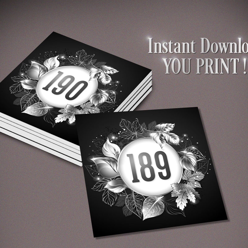 Paparazzi Numbers - Etsy