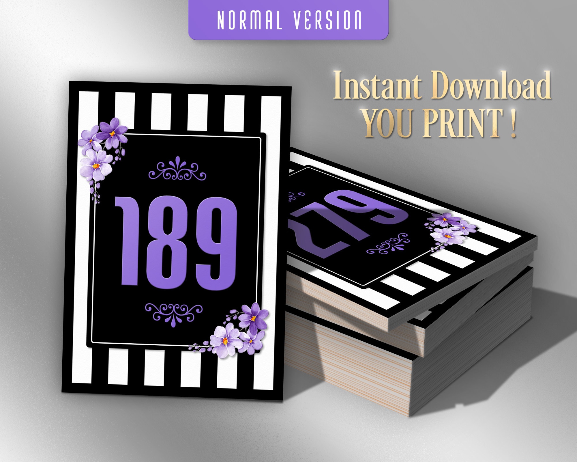 Facebook Live Numbers Facebook Number Cardssale Tags Normal - Etsy