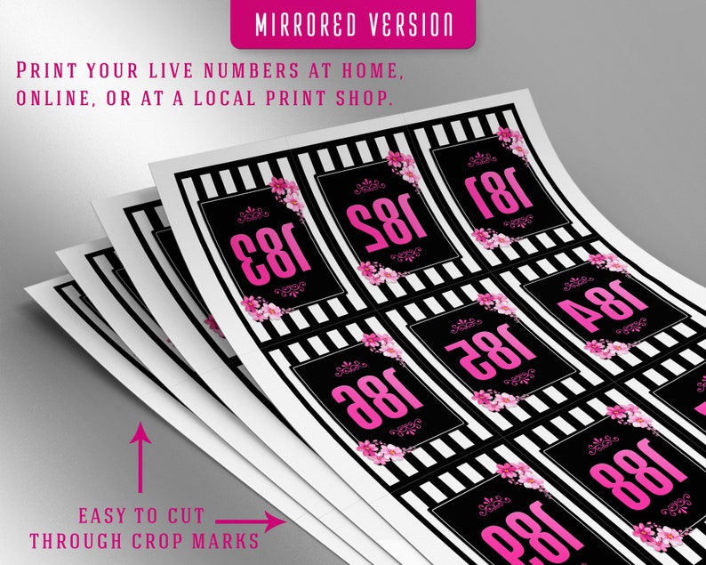 Facebook Live Numbers Live Numbersfacebook Live Number - Etsy