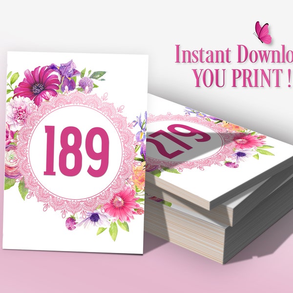 Paparazzi Numbers - Etsy