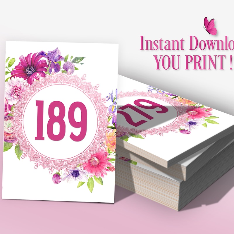 Paparazzi Numbers - Etsy