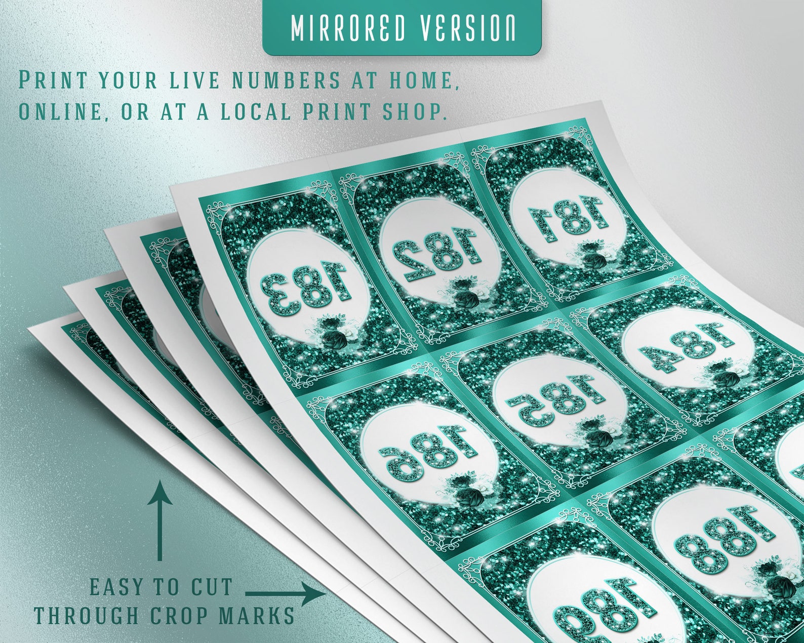 Facebook Live Numbers Live Numbers Facebook Live Number - Etsy