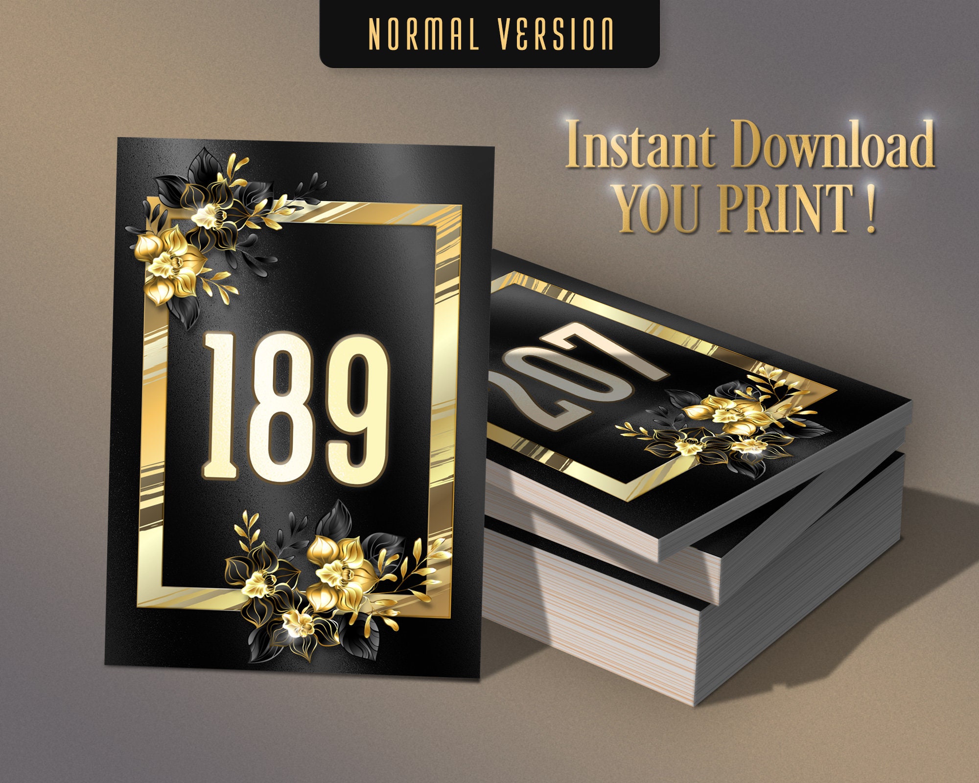 Facebook Live Numbers, Live Numbers, Facebook Live Number Cards, Normal ...