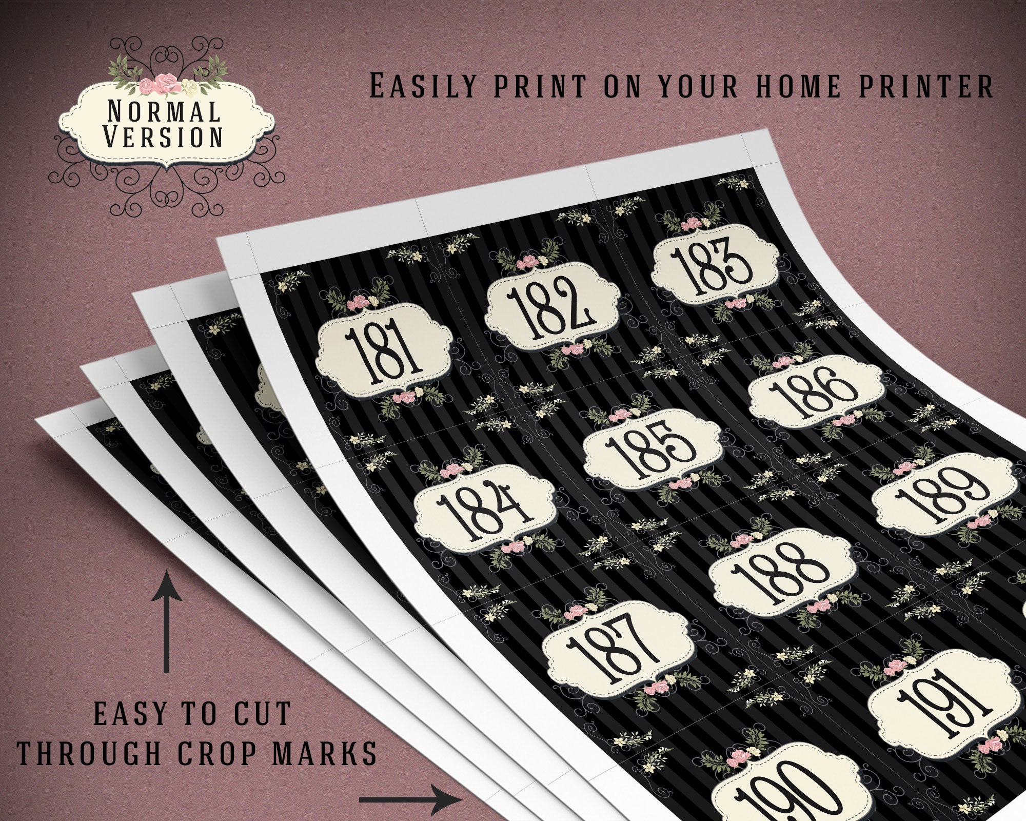 Live Sale Number Tags Facebook, Square Live Tags,printable Nostalgia ...