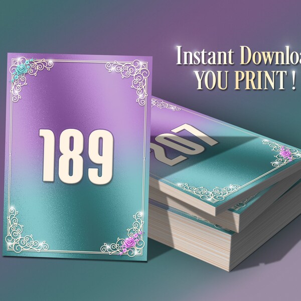 Numbers for Live Sales - Etsy