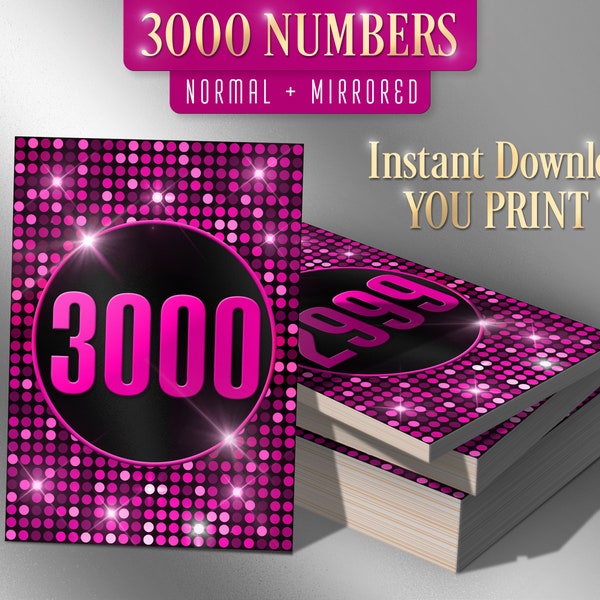 Paparazzi Numbers - Etsy