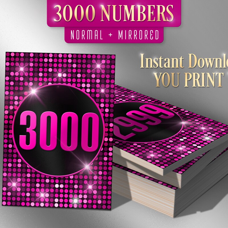 Paparazzi Numbers - Etsy