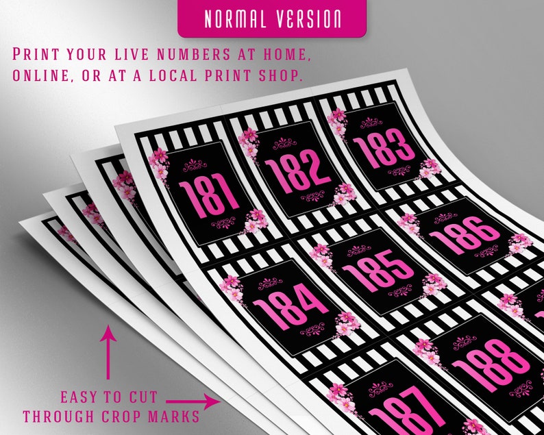 Facebook Live Numbers Live Numbersfacebook Live Number - Etsy