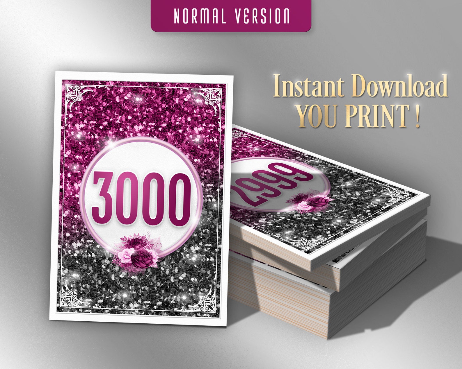 3000 Printable Facebook Live Numbers, Facebook Live Number Cards,sale ...