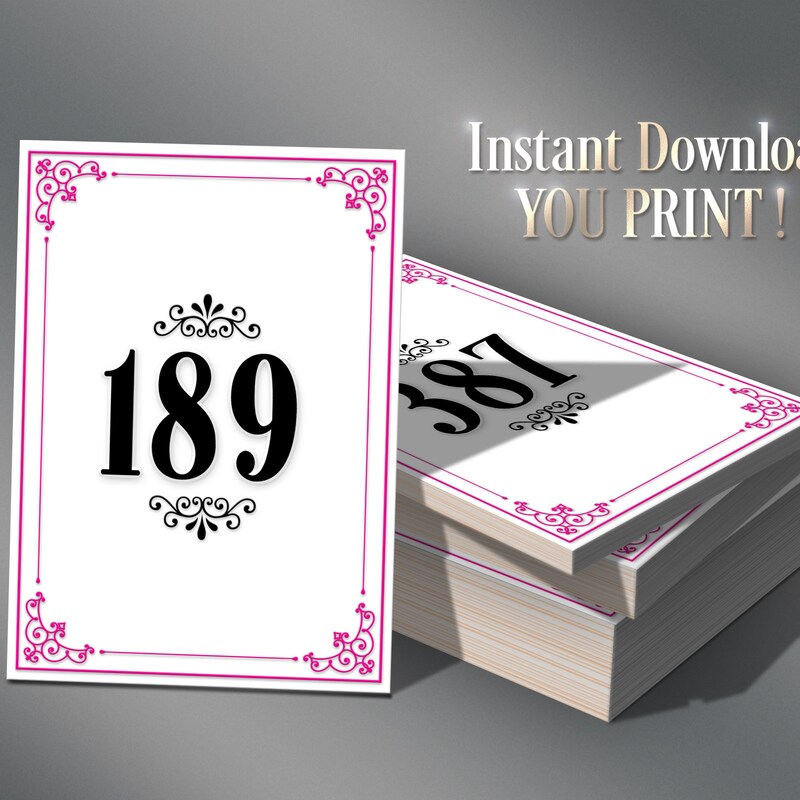 Paparazzi Numbers - Etsy