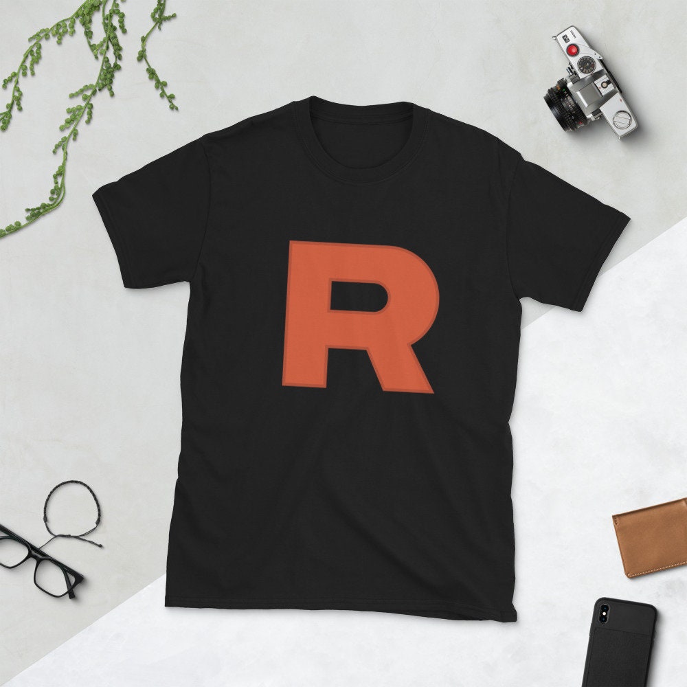 Pure Black Team Rocket T-shirt - Etsy