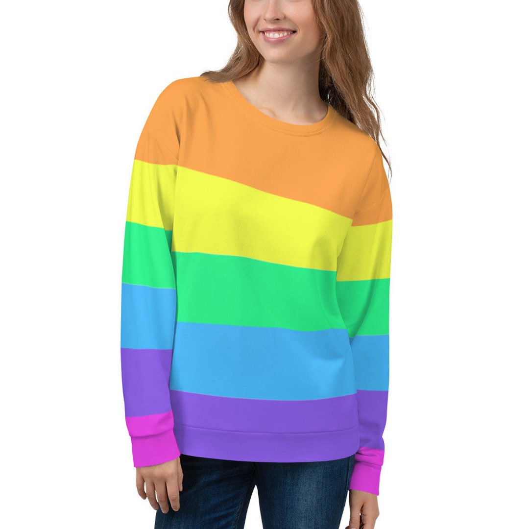 Mabel Rainbow Stripes - Gravity Falls Unisex Sweatshirt - Etsy