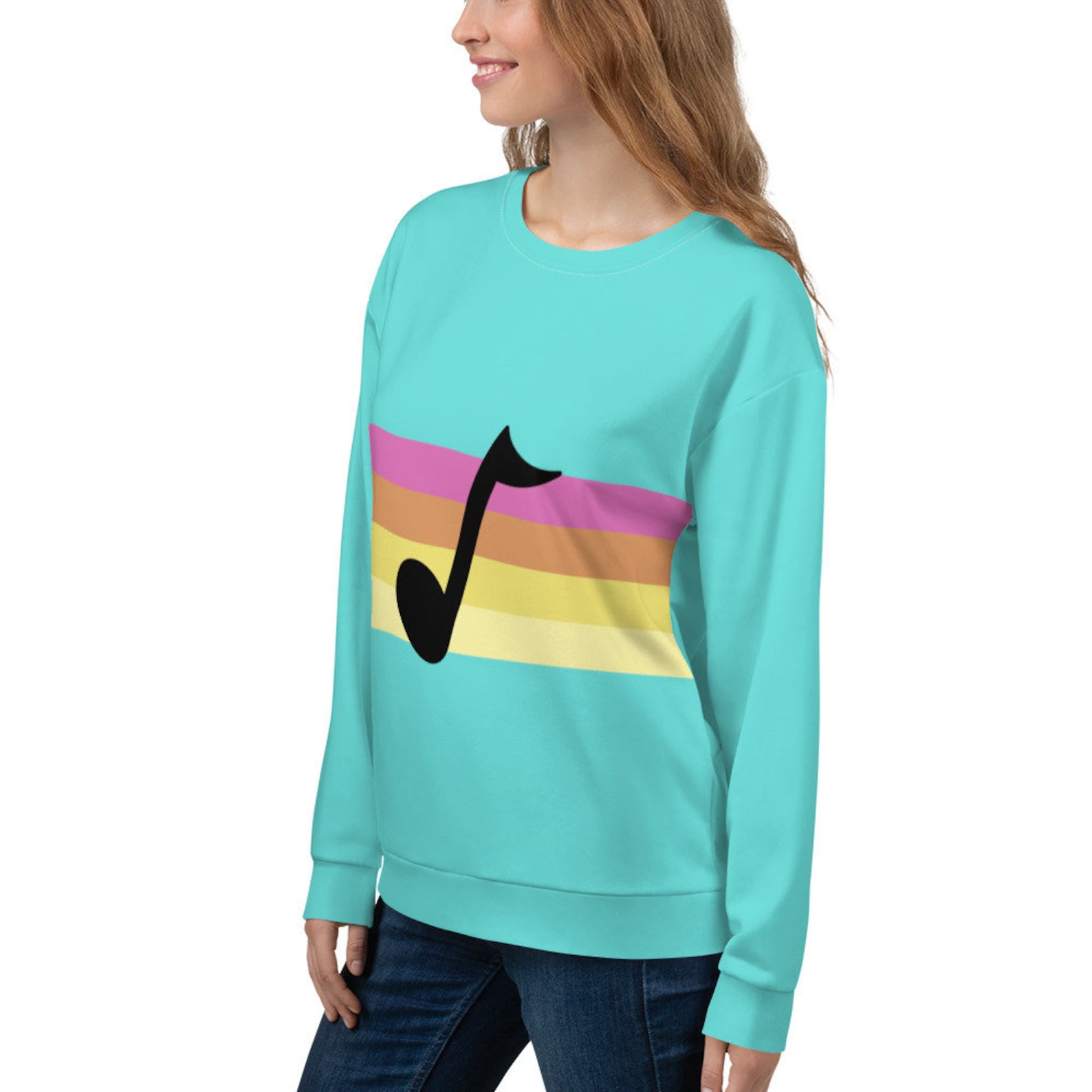 Mabel Music Note Rainbow Gravity Falls Unisex Sweatshirt - Etsy