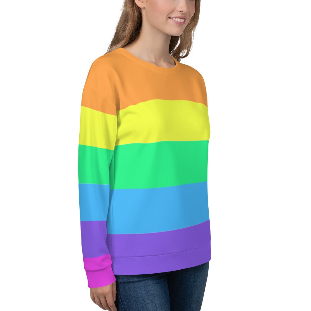 Mabel Rainbow Stripes Gravity Falls Unisex Sweatshirt | Etsy
