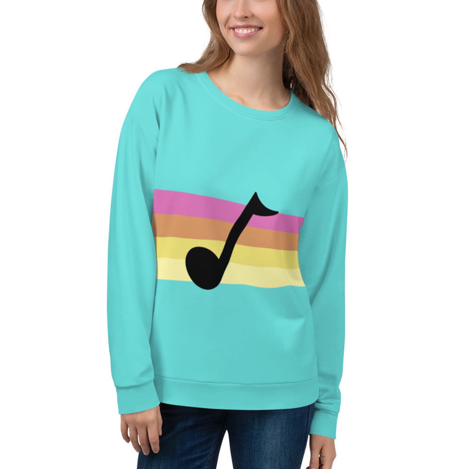 Mabel Music Note Rainbow Gravity Falls Unisex Sweatshirt - Etsy
