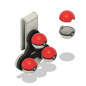 Sword and Shield Ball Holder 3D Model Print Files STL, OBJ, FBX - Etsy