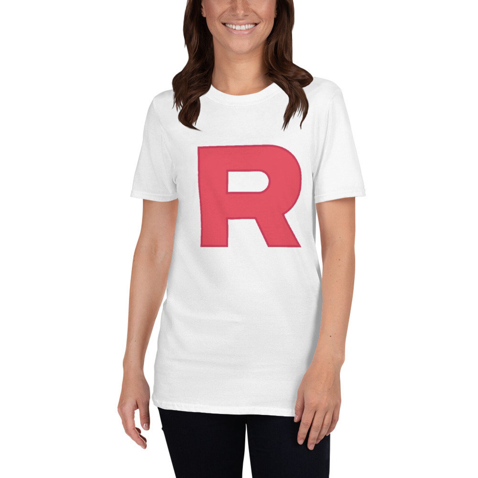 White Team Rocket T-shirt - Etsy