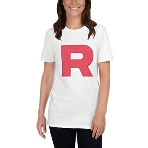 White Team Rocket T-shirt - Etsy