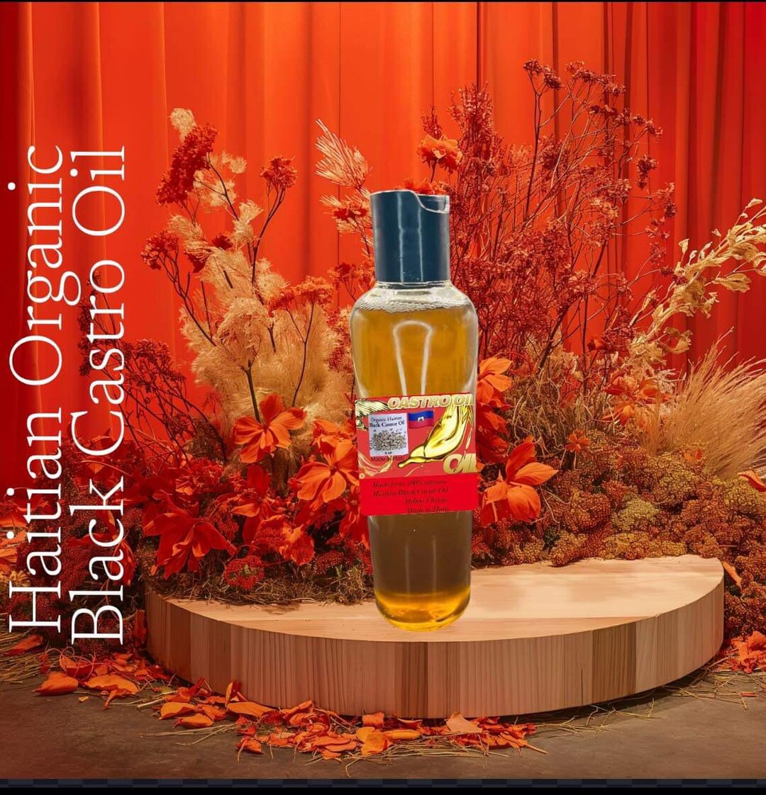 Organic Haitian Black Castor Oil: Hair & Skin Rejuvenation - Etsy